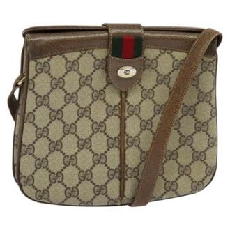 Gucci Pre-owned Cuir sacs-gucci - Femme - Pre-owned - Beige - Taille: ONE Size