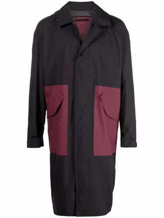 Woolrich manteau Delaware &agrave; design &agrave; empi&egrave;cements - Noir