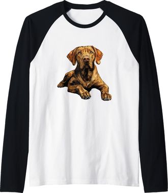 Whyitsme Design Vizsla-Hunde-Illustration Raglan