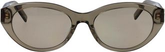 Saint Laurent Lunettes De Soleil - Marron