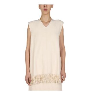 Jil Sander V-Neck Top - - Tops - Damen - Rosa - M