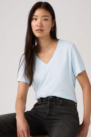 Levi's T Shirt Col V Favorite - Femme - Bleu / Country Air - XL