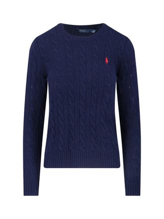 Polo Ralph Lauren Logo Braided Sweater