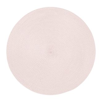 Ambition Tischmatte Hawai 38 x 38 cm rund rosa Tischuntersetzer Tischunterlage Platzdeckchen