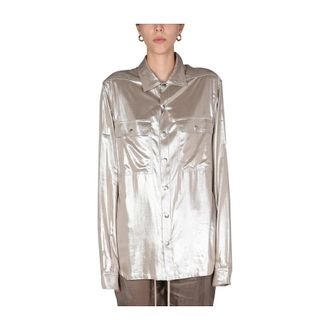Rick Owens Femme, Blouses et Chemises, Gris, Taille: 38 FR Chemise