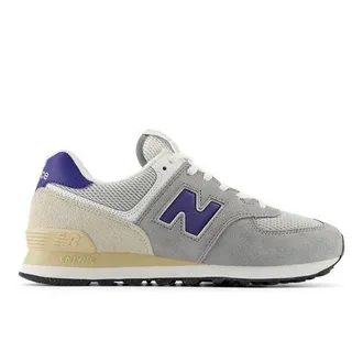 New Balance Unisexe 574 en Gris, Suède/Mesh, Taille 37.5 Large