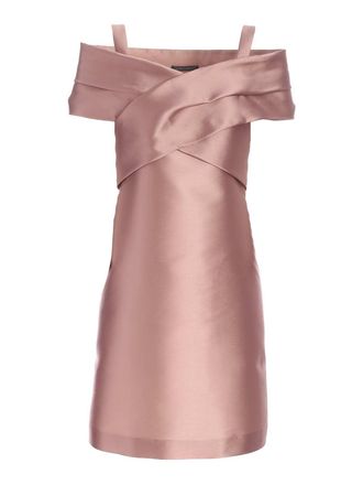 Alberta Ferretti Robe Au Genou - Rose