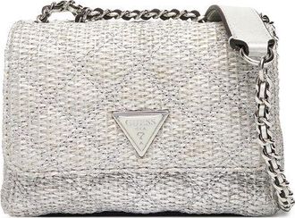 Guess Handtasche Giully II Mini HWQM96 73740 Silberfarben