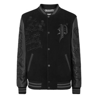 Philipp Plein Herren, Jacken, Schwarzk, SGr&ouml;&szlig;e