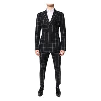 Dolce & Gabbana Taormina Zweireihiger Anzug - - Suits - Herren - Mehrfarbig - M