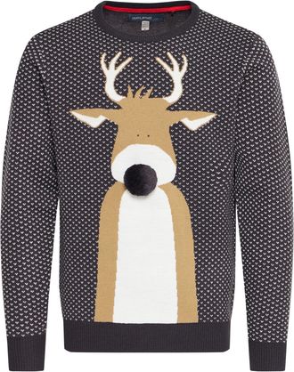 Blend Weihnachtspullover Rudolph