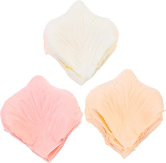 Aboofan 300St Rosenblatt hochzeitsdeko Silk Sheets Handhabung Party Decoration rosafarbene Rosenblätter essbare Rosenblätter für künstliches Blütenblatt gefäl