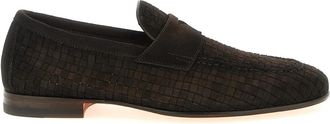 Santoni Homme, Chaussures, Brun, Taille: 43 EU Carlo Mocassins