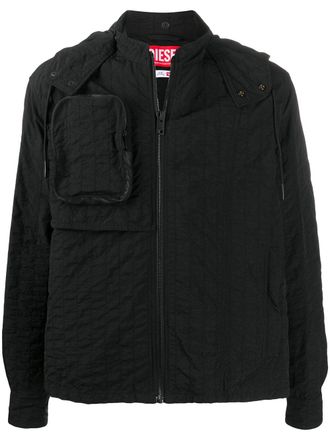 A-Cold-Wall* veste ample à capuche - Noir