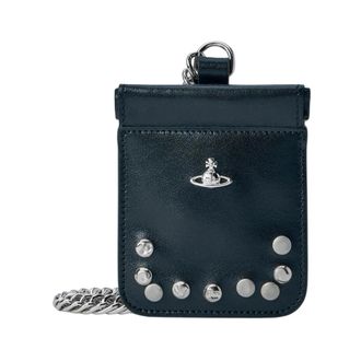 Vivienne Westwood M&uuml;nztasche mit Kette - - Accessories - Damen - Schwarzk - ONE SIZE