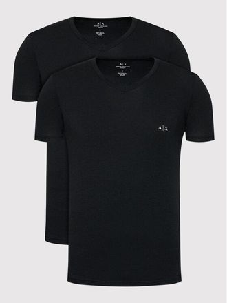 A|X Armani Exchange T-Shirt-Set 956004 CC282 07320 Schwarz Regular Fit