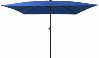 vidaXL Vidaxl - Parasol de jardin Azur 295 x 295 x 245 cm Polyester, Acier