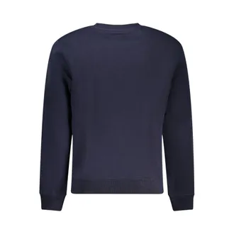 Napapijri Logo-Embroidered Cotton Sweatshirt - Navy