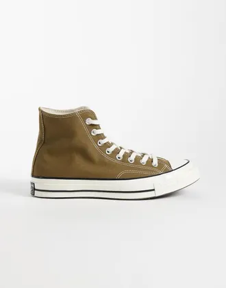 Converse Chuck 70 Hi Sneaker in Khaki-Braun
