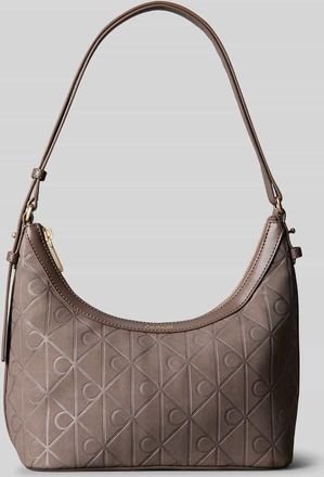 Calvin Klein Henkeltasche mit Allover-Logo-Pr&auml;gung