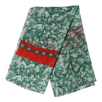 Dolce & Gabbana Seidenes Foulard mit Blumenprint - - Accessories - Damen - Mehrfarbig - ONE SIZE
