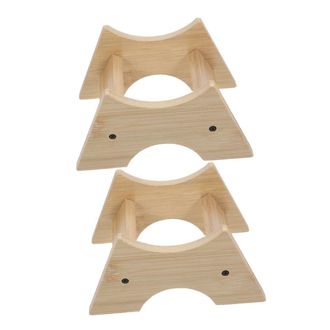 BESPORTBLE 2 Stück Teiliges Holzgestell für Getränkespender Stabiles Flaschenhalter Regal Vielseitiger Wasserkanisterständer für Zuhause Partys und Bar Pflegelei