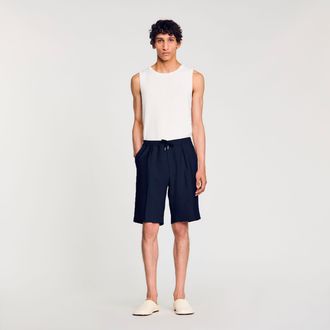 Sandro Bermudashorts aus Jersey