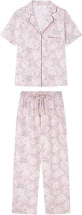 Women'secret Pijama Masculino Manga Corta Colección Daily Rose Pyjama, Rouge (Strawberry), S Femme