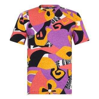 Moschino Homme, Tops, Multicolore, Taille: XS T-shirt G&eacute;om&eacute;trique