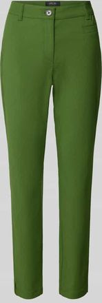 Marc Cain Slim Fit Hose aus Bio-Baumwoll-Mix