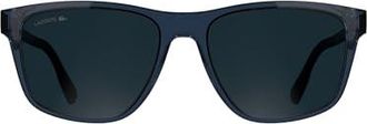 Lacoste Mens Sunglasses L6078S - Transparent Blue with Solid Blue Lens