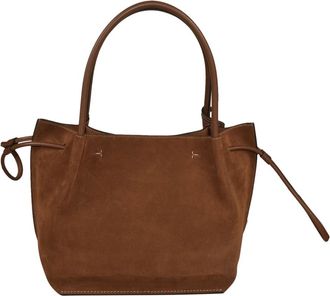 Tod's Femme, Sacs, Brun, Taille: ONE Size Sac Seau Moyen en Daim
