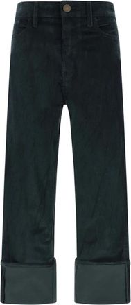 Jacob Cohen Femme, Pantalons, Vert, Taille: W26 Hailey Wide Pantalons