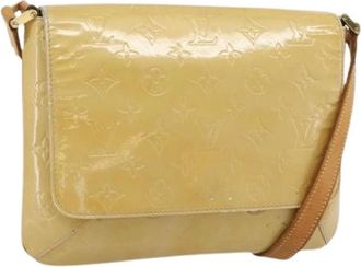 Louis Vuitton Pre-owned Vintage Patent Leather Shoulder Bag - Femme - Pre-owned - Beige - Taille: ONE Size