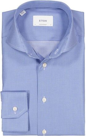 Eton Herren Hemd blau
