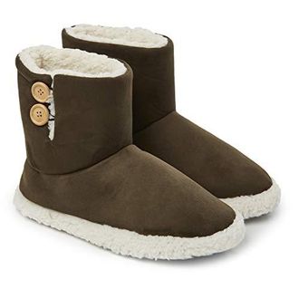 Dunlop Dunlop Chausson Hommes, Bottines Fourrées Hiver, Chaussons Bottes Homme Intérieur Extérieur, Pantoufles Chaudes Semelles Antidérapantes Mémoire de For