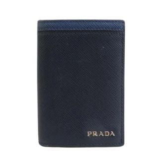 Prada Porte-cartes Pre-owned - Homme - Pre-owned - Bleu - Taille: ONE Size