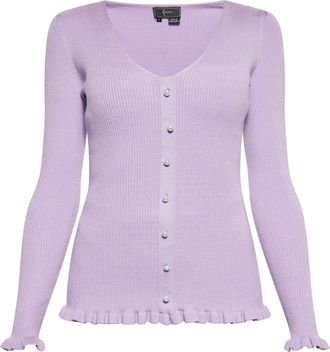 Faina Strickjacke Damen Lavendel