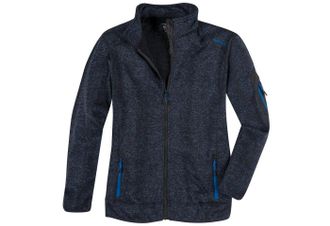Brigg Fleecejacke XXL Brigg Fleecejacke in Strickoptik navy melange