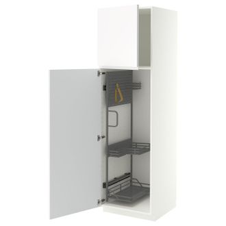 IKEA METOD Hochschrank mit Putzschrankeinr
