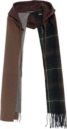 Ottolinger écharpe à design structuré - Marron