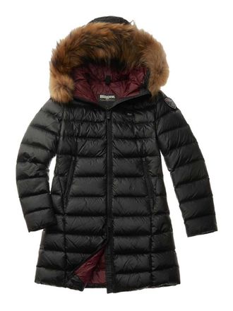 Blauer Manteau Au Genou - Noir
