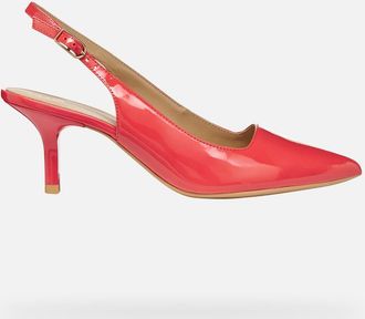 Geox Schuhe Kleopy Dame Korallenrot