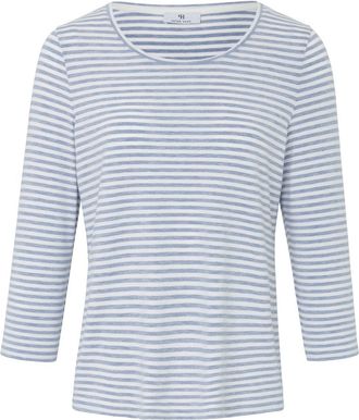 Peter Hahn Rundhals-Shirt 3/4-Arm Peter Hahn blau