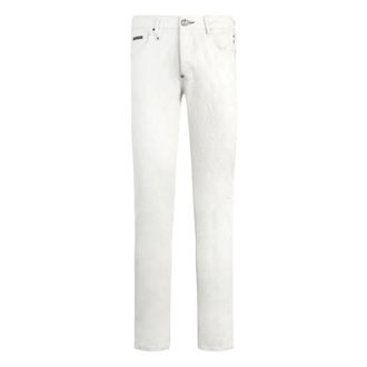 Philipp Plein Herren, Jeans, Wei&szlig;, W32Gr&ouml;&szlig;e