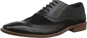 Silver Street London Homme Lennox Chaussures Derby, Noir, 40.5 EU