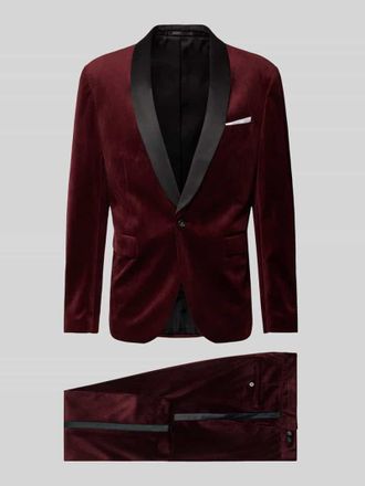 Lindbergh Slim Fit Anzug aus Samt