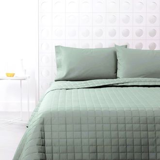 Bassetti ISOLABELLA Plaid aus 100% Baumwolle in der Farbe Beig 41, Ma&szlig;e: 155x220 cm - 9330125