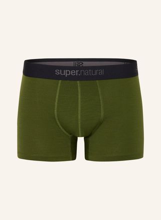 super.natural Funktionsw&auml;sche-Boxershorts tundra175 Boxer Mit Merinowolle gruen