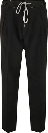 Maison Margiela Hose mit Kordelzug - Schwarz